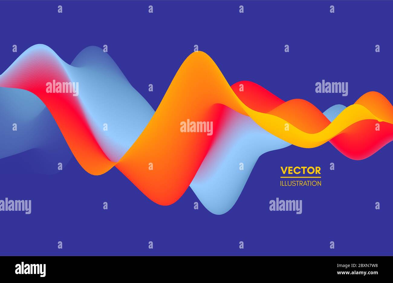 Colorful abstract background. Dynamic effect. Futuristic technology ...