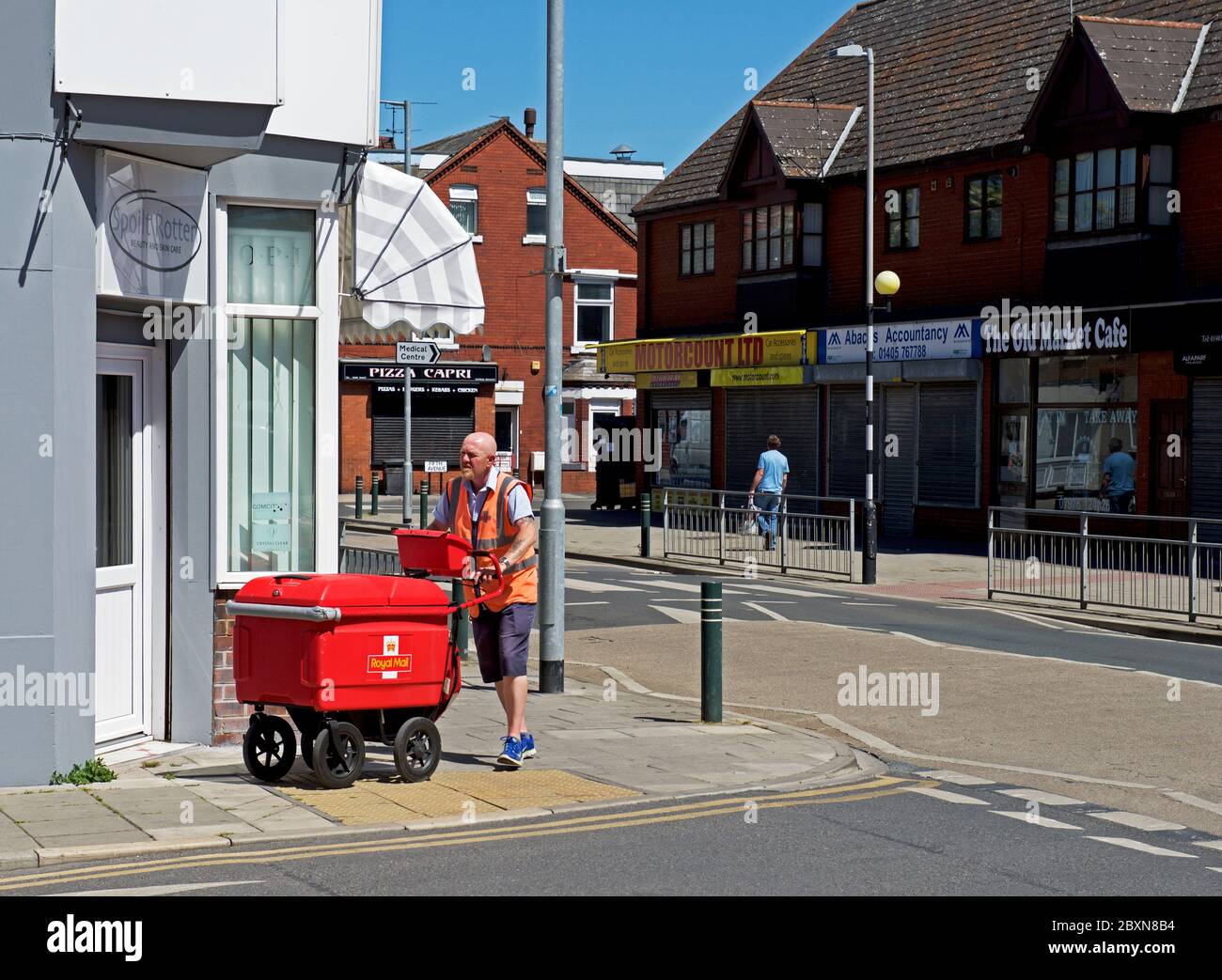 Postman Delivering Mail Uk High Resolution Stock Photography and Images ...