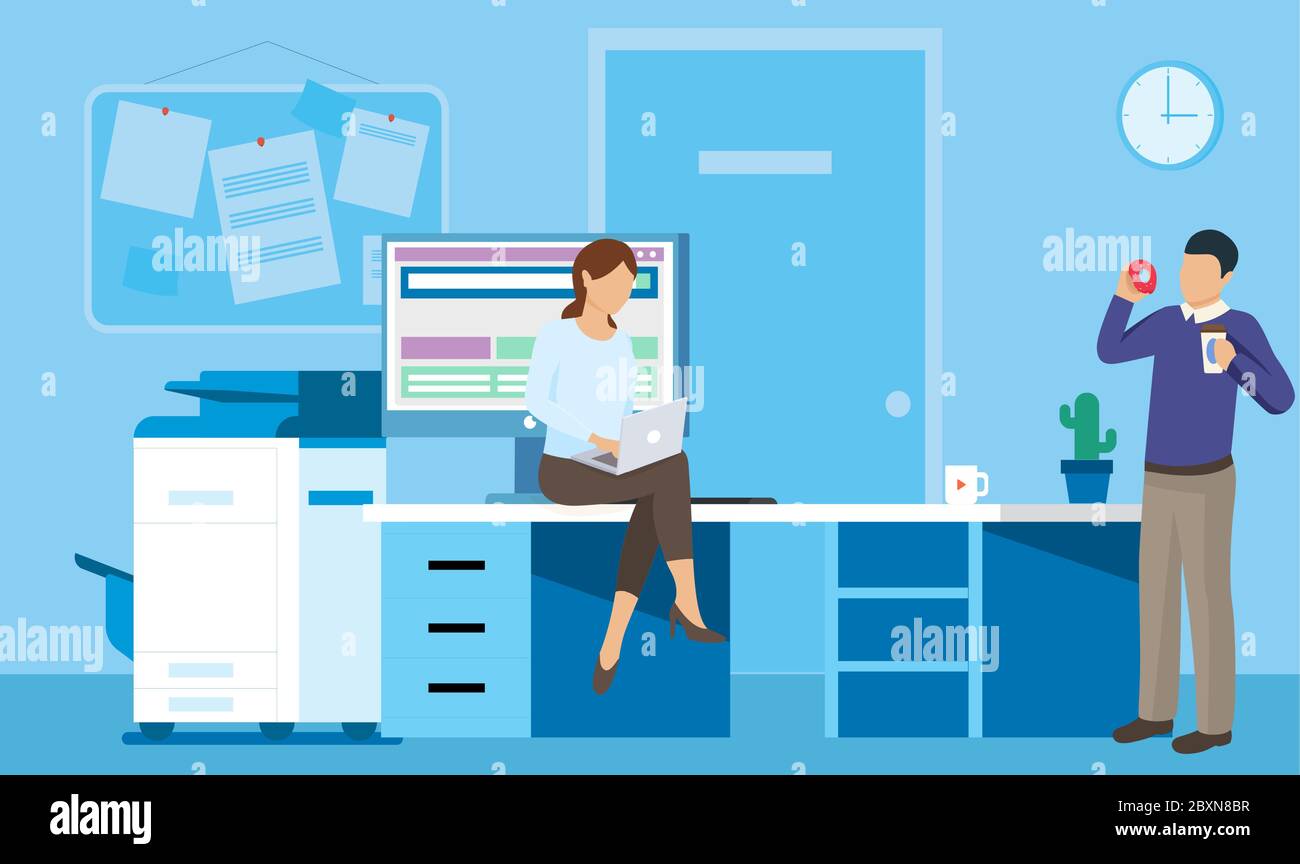 Medical staff in office Cut Out Stock Images & Pictures - Alamy