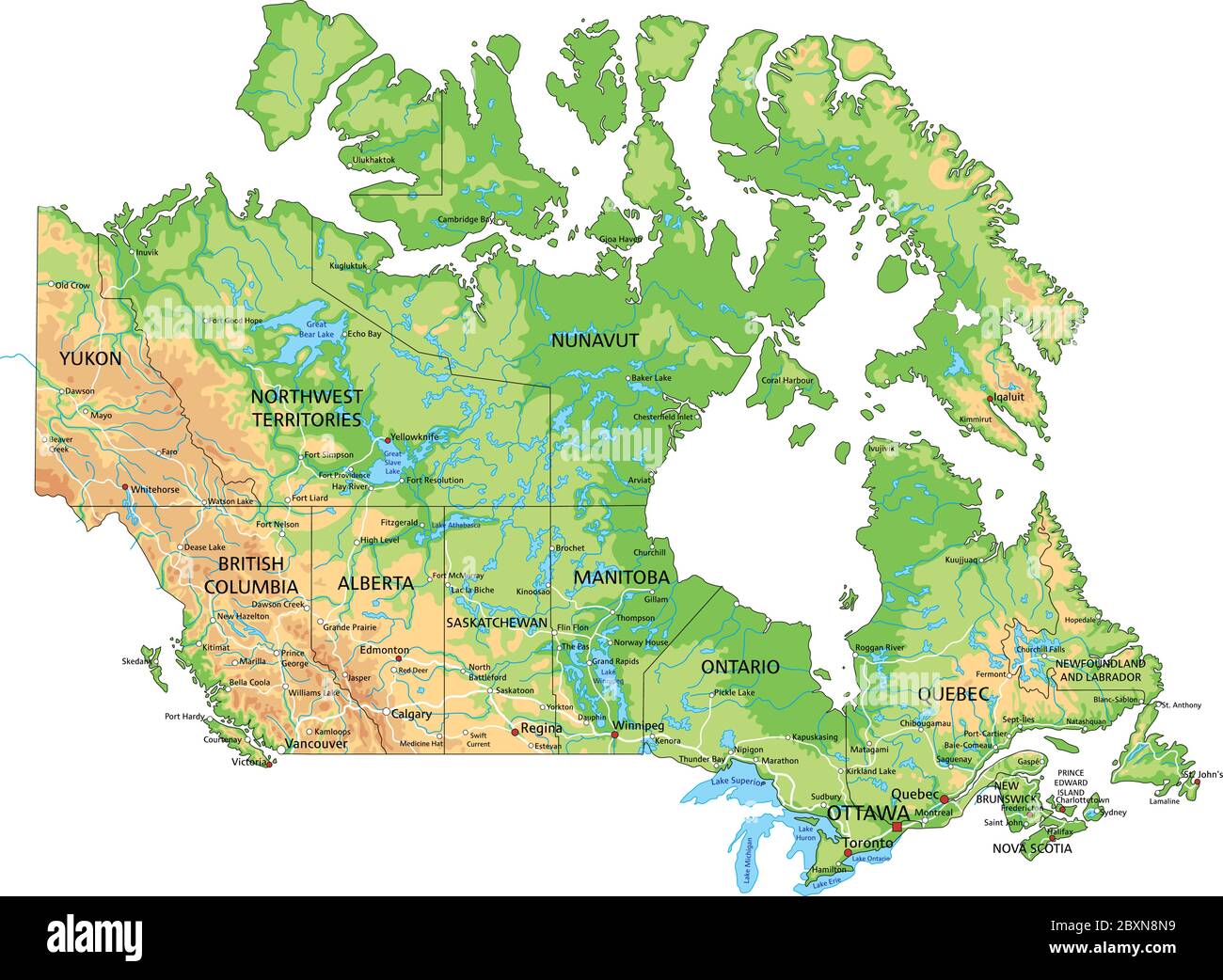 Canada Physical Map A Learning Family CanadaPhysical Canada Physical Canada Physical Map A Learning Family CanadaPhysical Canada Physical