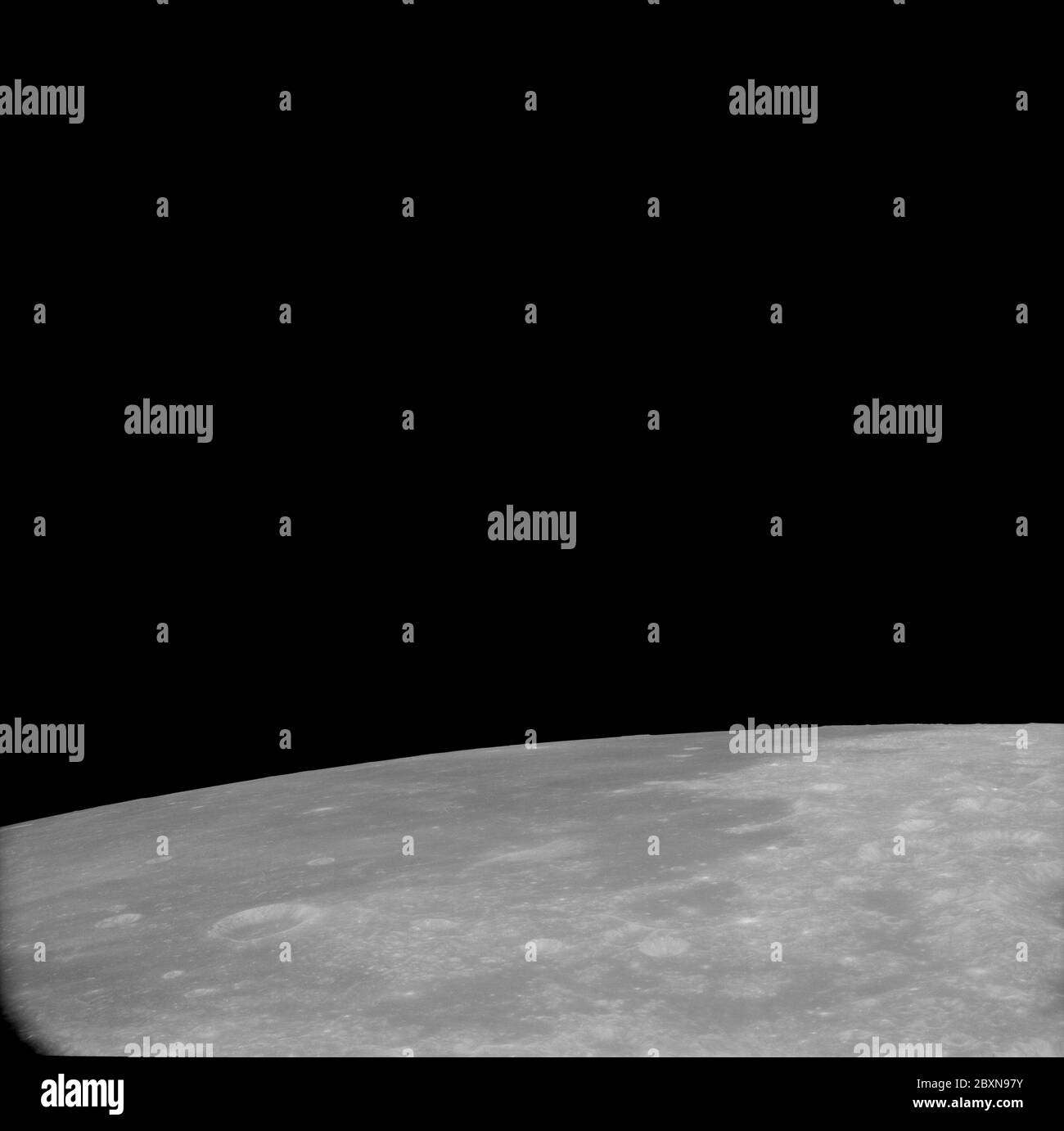 AS11-41-6055 - Apollo 11 - Apollo 11 Mission image - View of Moon, Mare ...