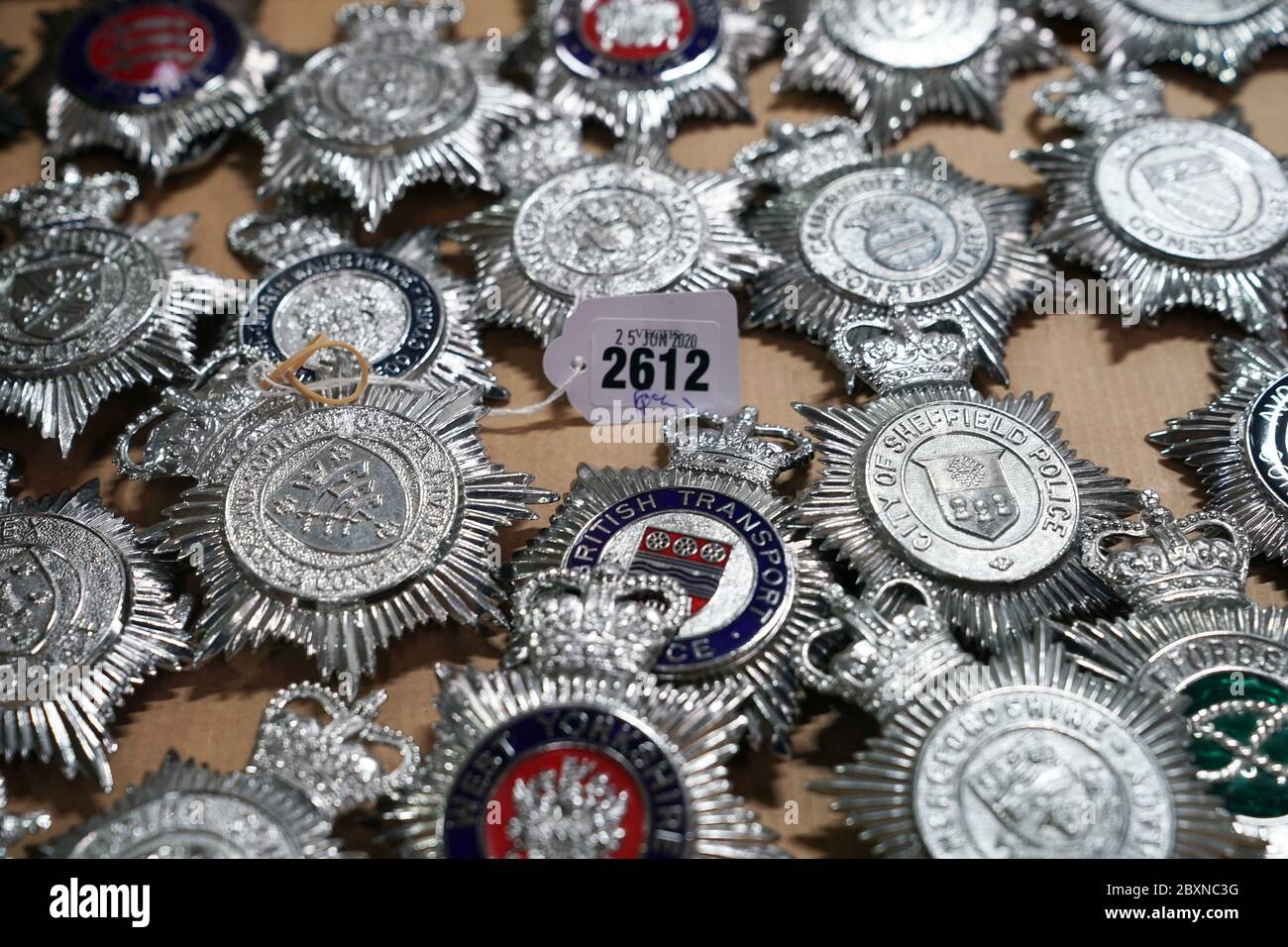 Form part worlds largest collection police memorabilia set hi-res stock ...