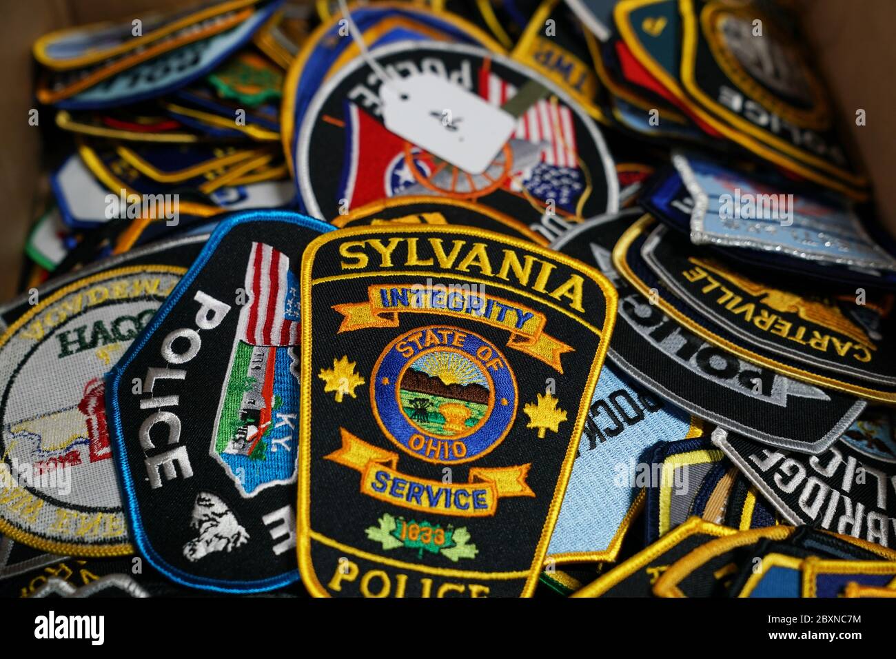 Form part worlds largest collection police memorabilia set hi-res stock ...