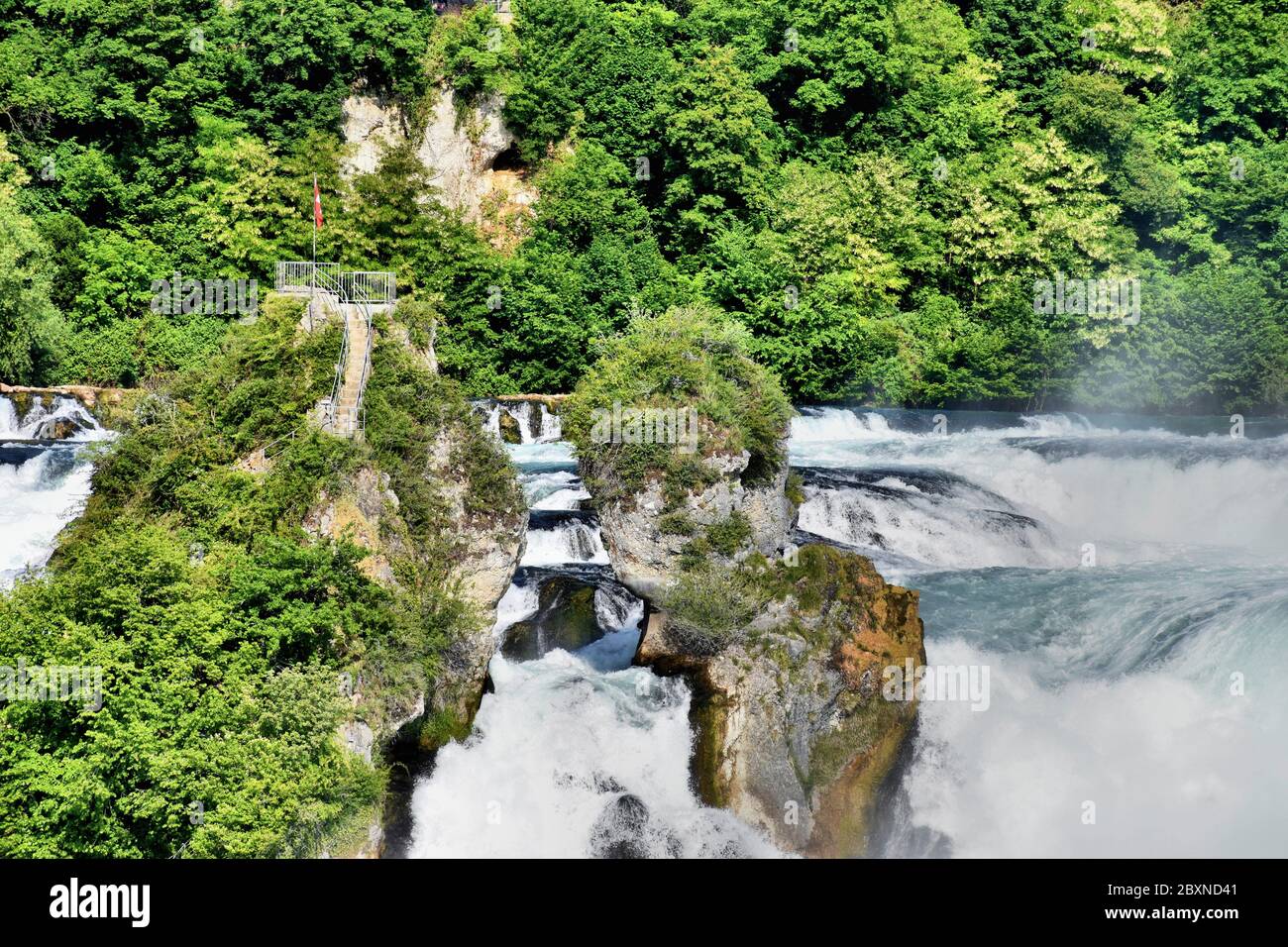 Beautiful rhine falls powerful waterfall hi-res stock photography and ...