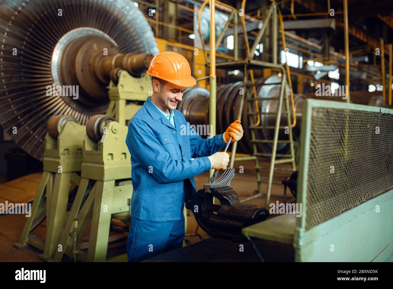 Gas turbine works hi-res stock photography and images - Alamy