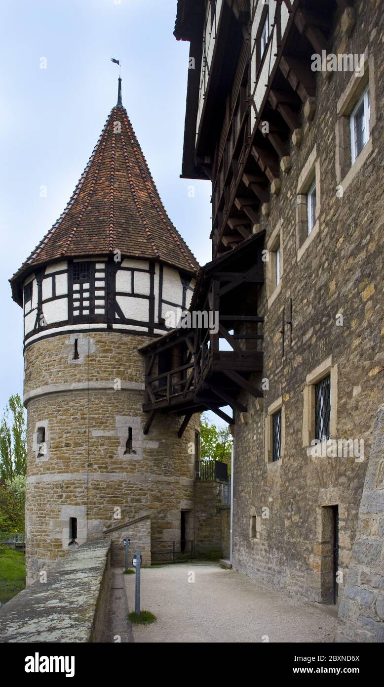 Zoller castle water tower Balingen Stock Photo - Alamy
