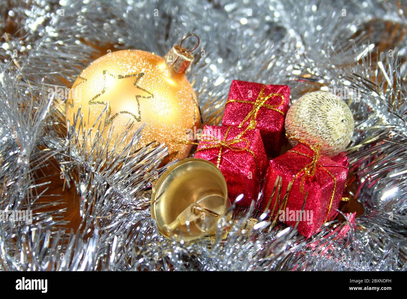Christmas tree balls Stock Photo - Alamy