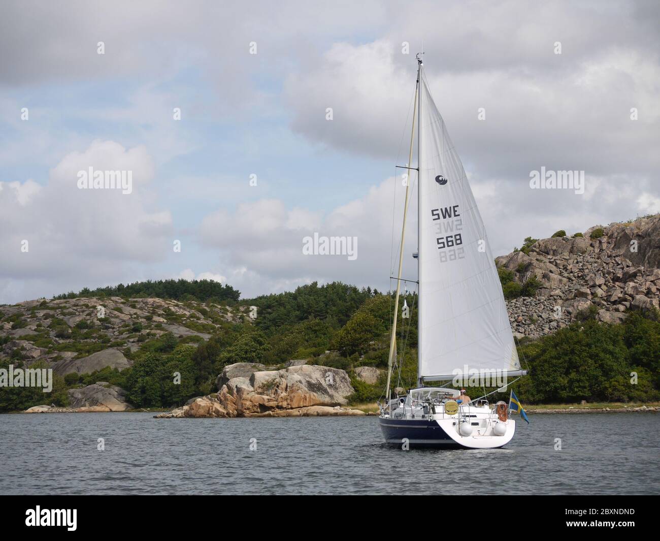 Segelboot, sailing boat Stock Photo - Alamy
