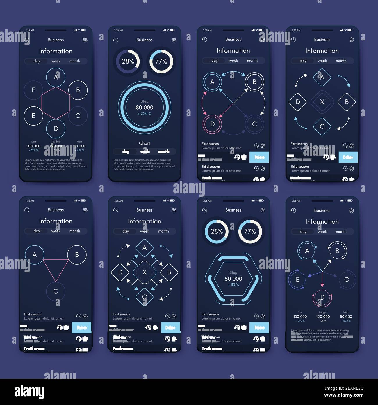 Modern infographic vector elements for business brochures. Use in ...