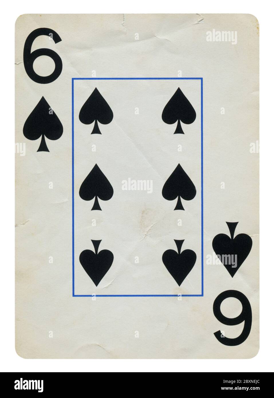 6 of spades playing card hi-res stock photography and images - Alamy
