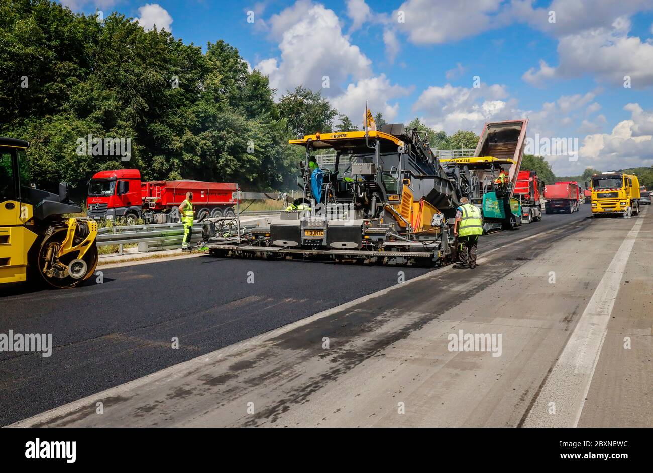 Duisburg, Ruhr area, North Rhine-Westphalia, Germany - Road ...