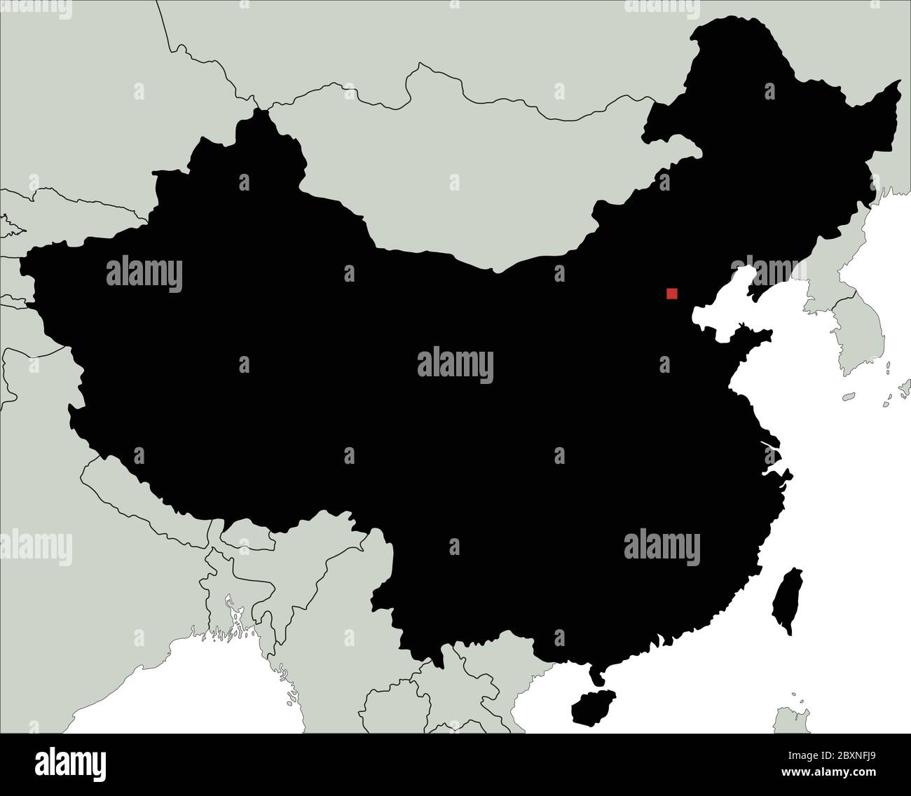 Map of china taiwan hi-res stock photography and images - Alamy