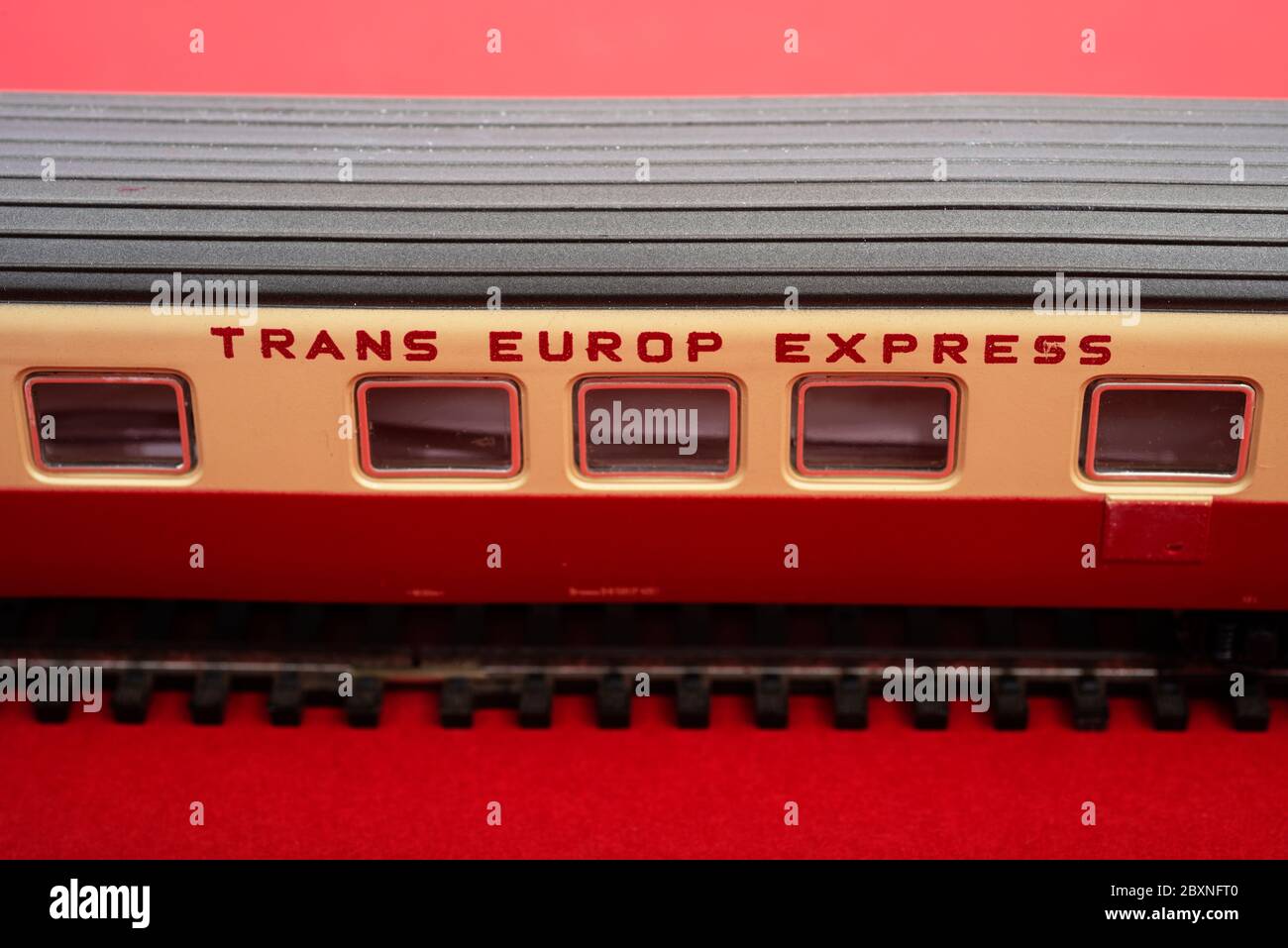 Marklin Trans Europe Express model train Stock Photo - Alamy