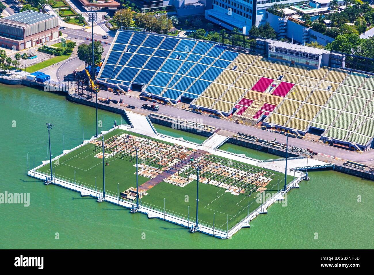 The float marina bay football hi-res stock photography and images - Alamy