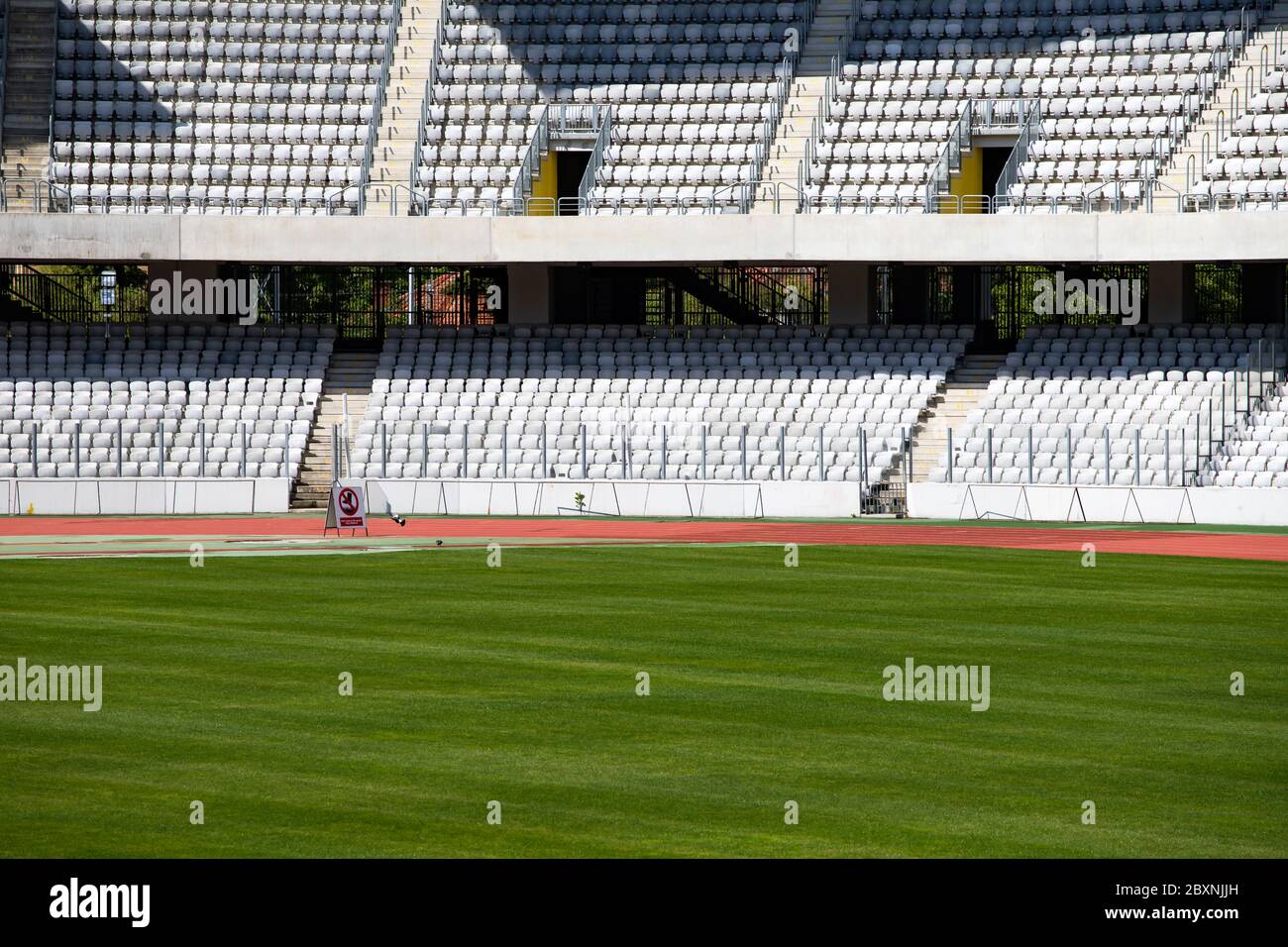Empty stadium - sport events without people Stock Photo - Alamy