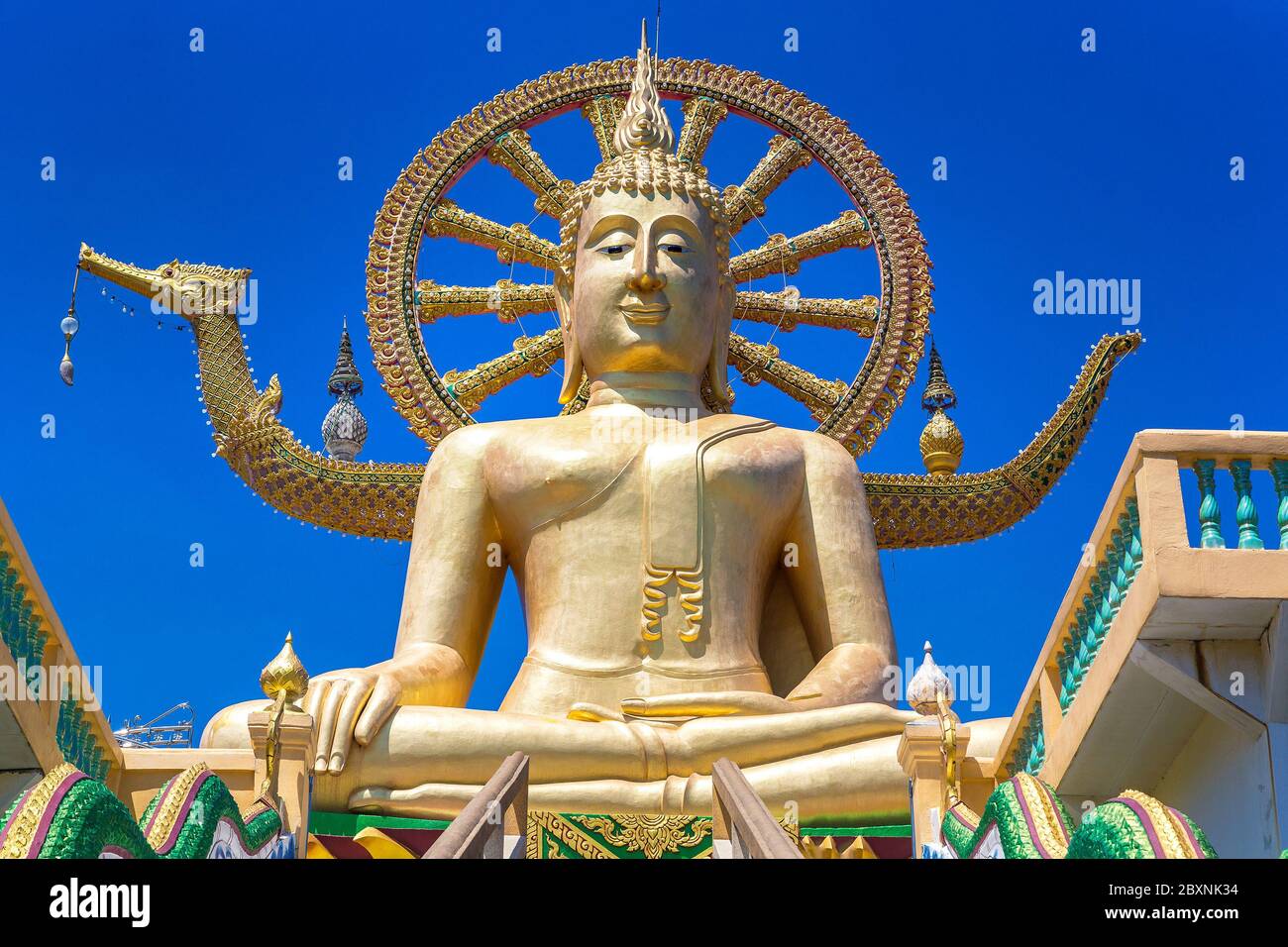 Big Buddha on Koh Samui, Thailand in a summer day Stock Photo - Alamy