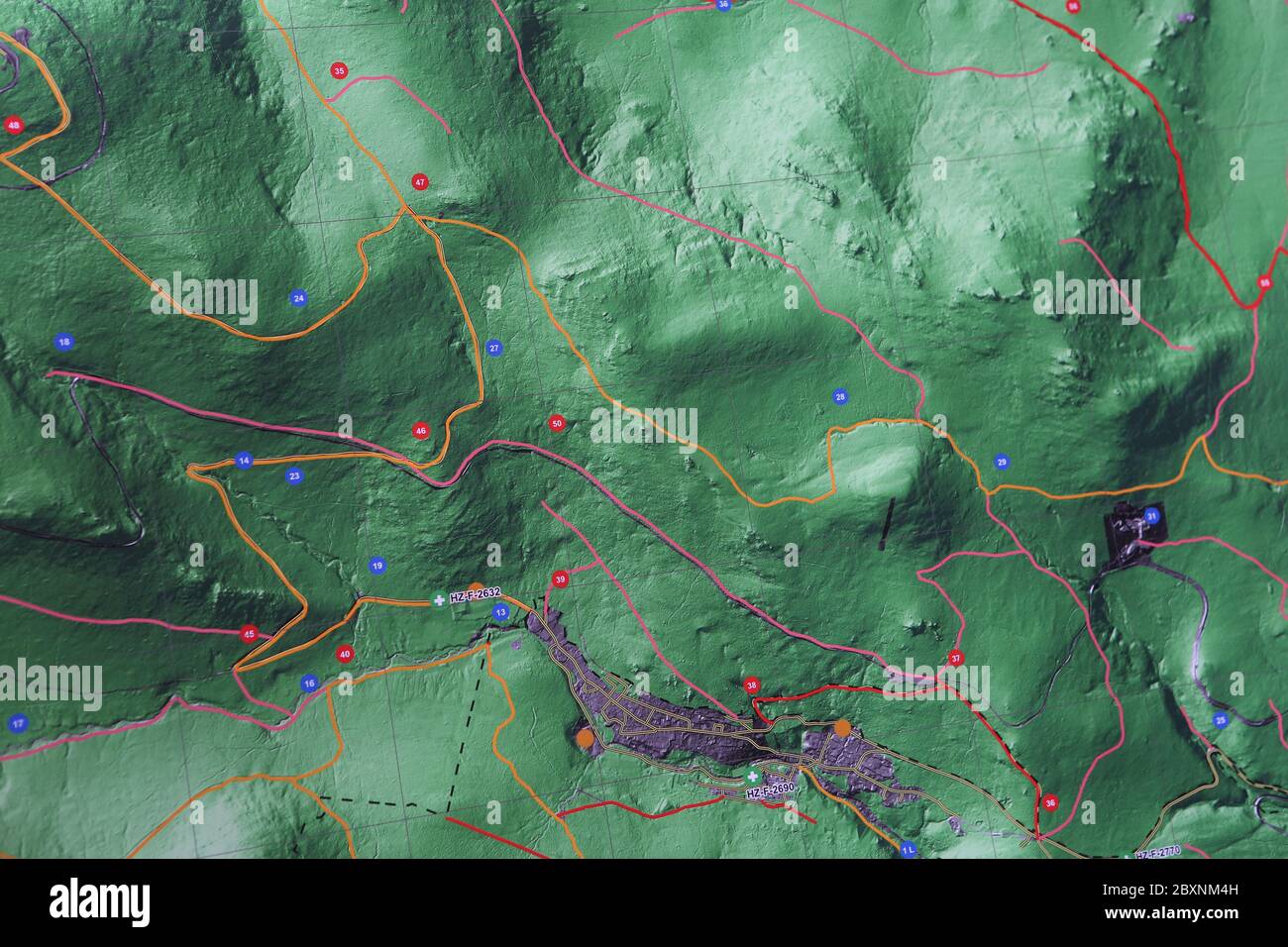 Schierke, Germany. 08th June, 2020. View of a forest fire deployment ...