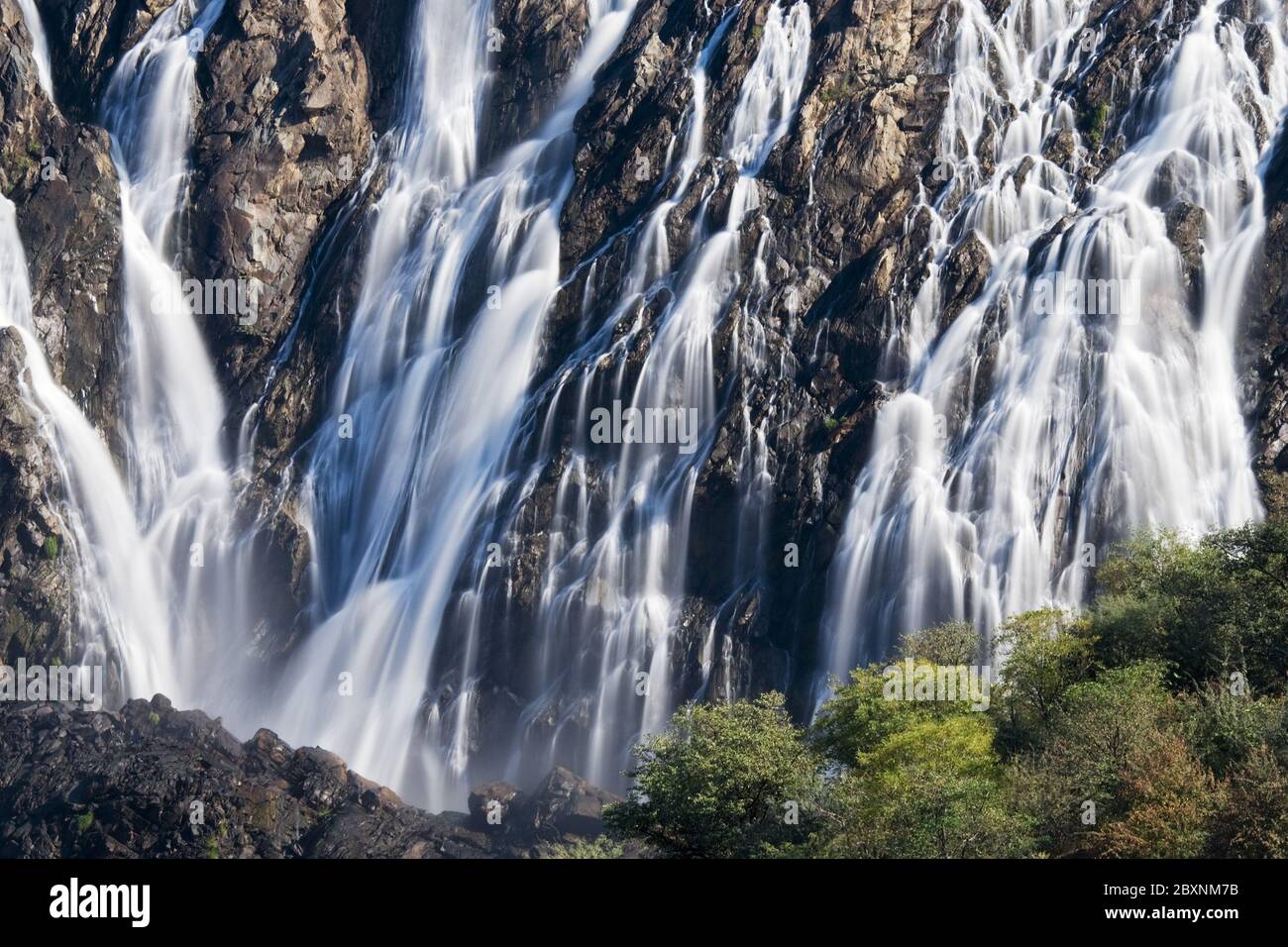 Ruacana Falls, Cunene River, Namibia, Africa Stock Photo - Alamy