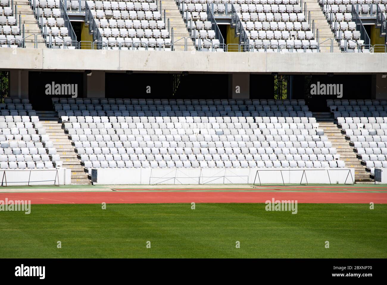 Empty stadium - sport events without people Stock Photo - Alamy