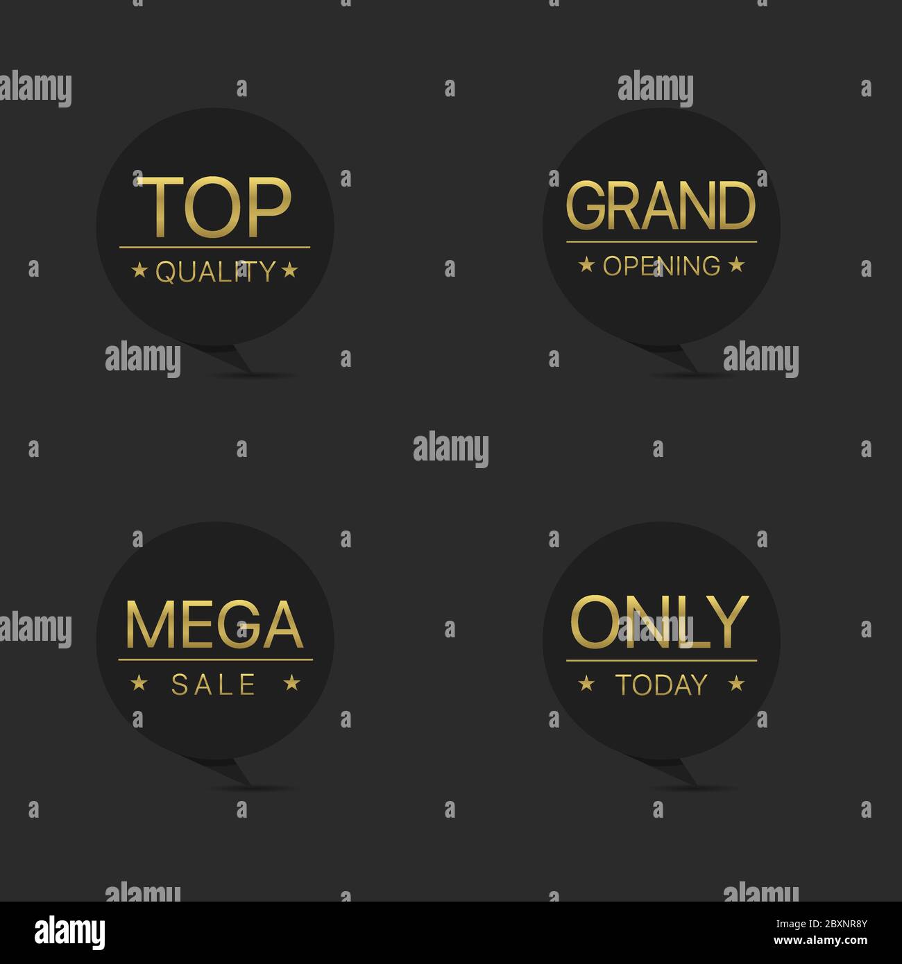 Round label icon set Stock Vector Image & Art - Alamy