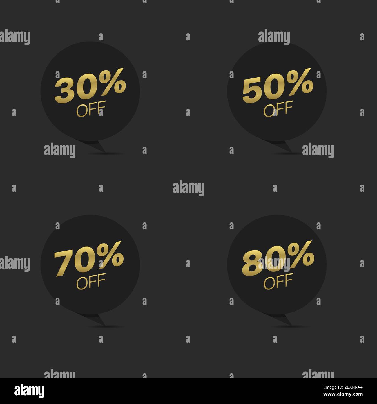 Black sticker set Stock Vector Image & Art - Alamy