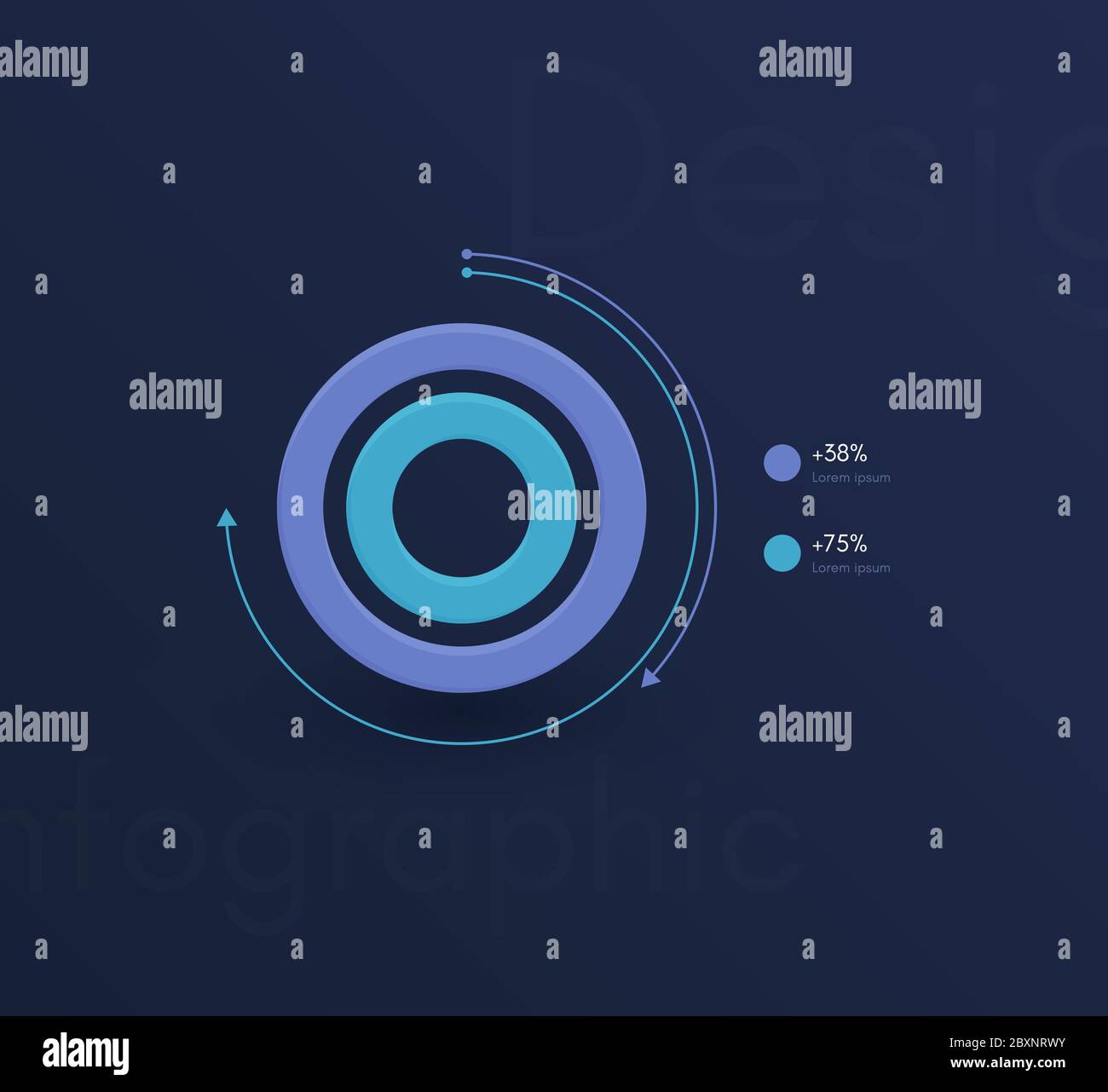 Vector graphic infographics. Template for creating web applications ...