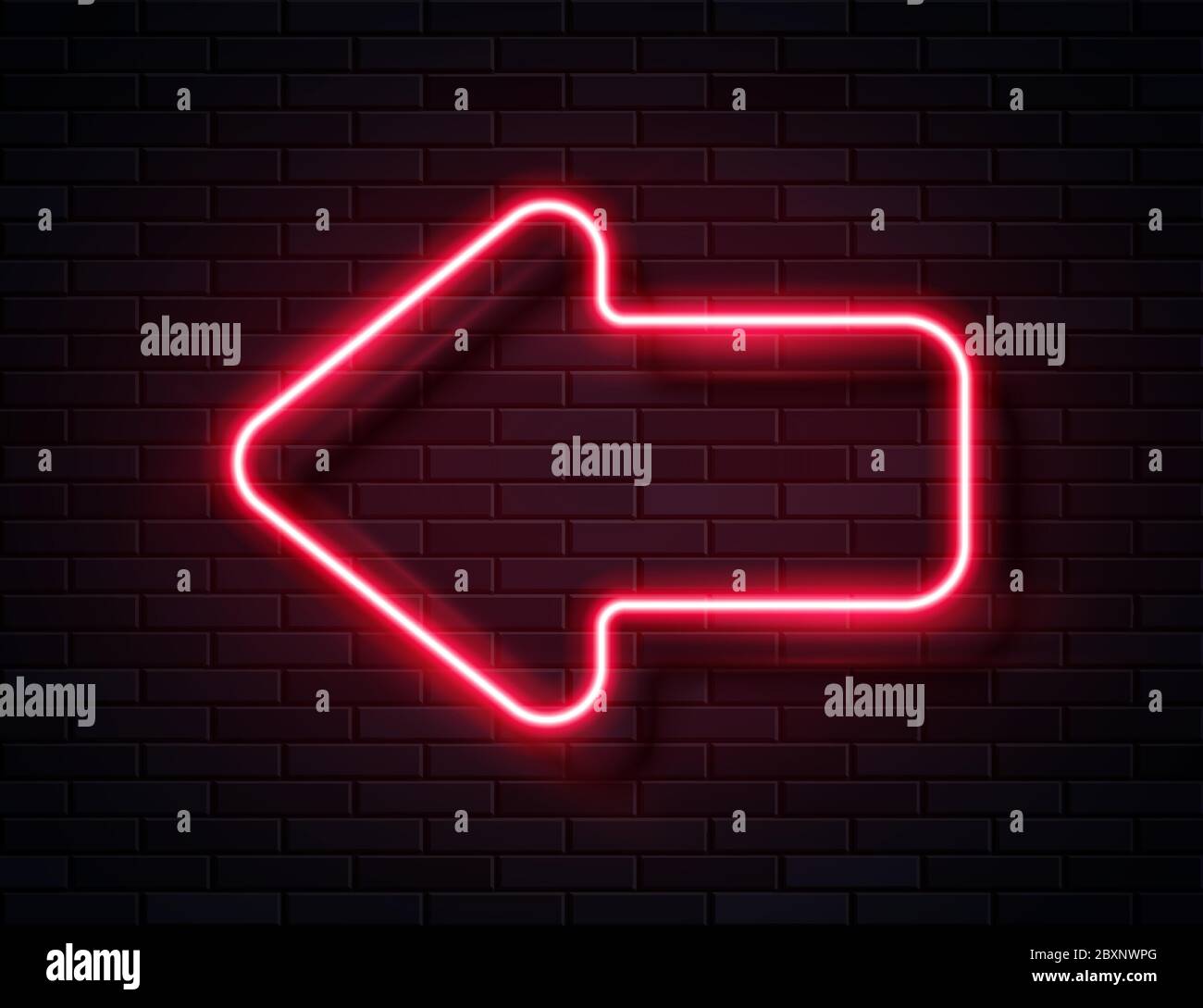 Bright red glowing light Stock Vector Images - Alamy