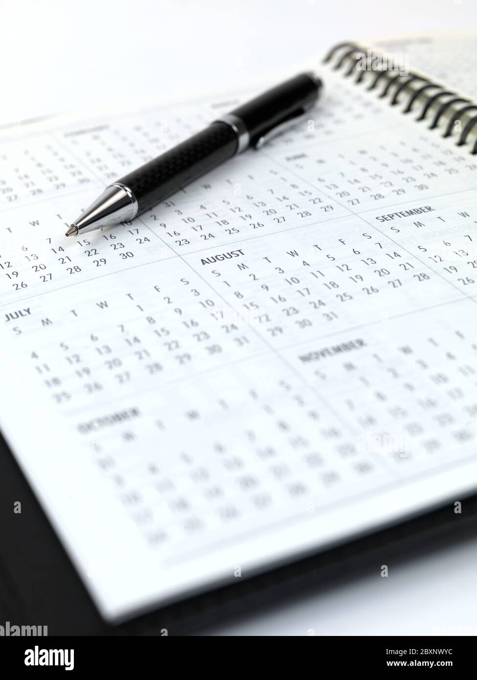 A 2010 Diary isolated against a white background Stock Photo - Alamy