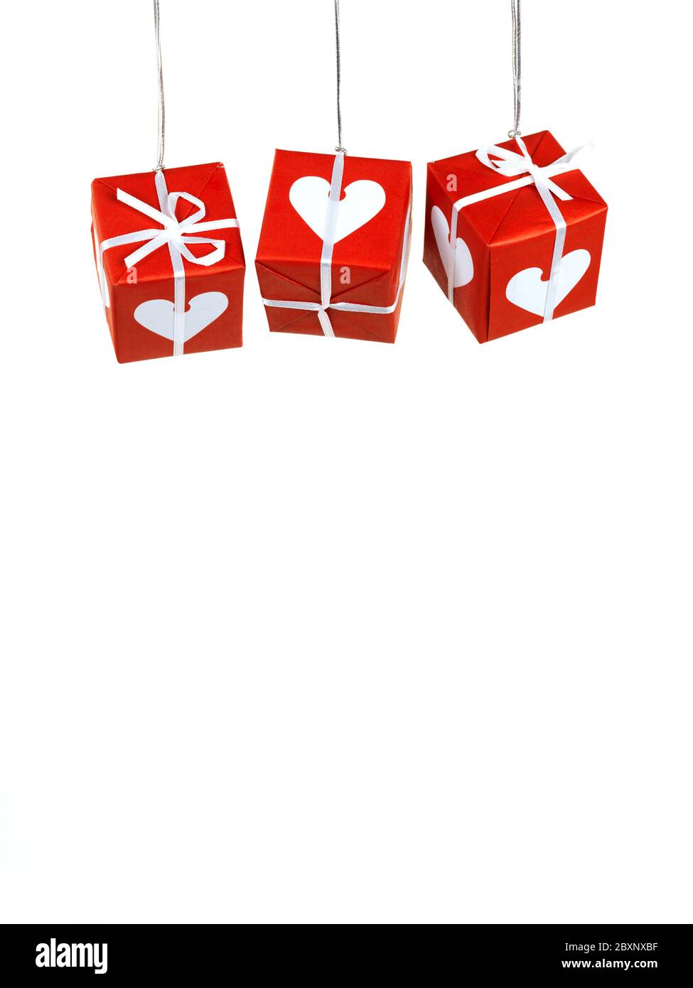 Christmas festive background gifts Cut Out Stock Images & Pictures - Alamy