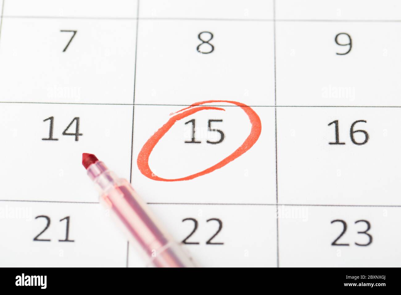 2020 yearly calendar hi-res stock photography and images - Alamy