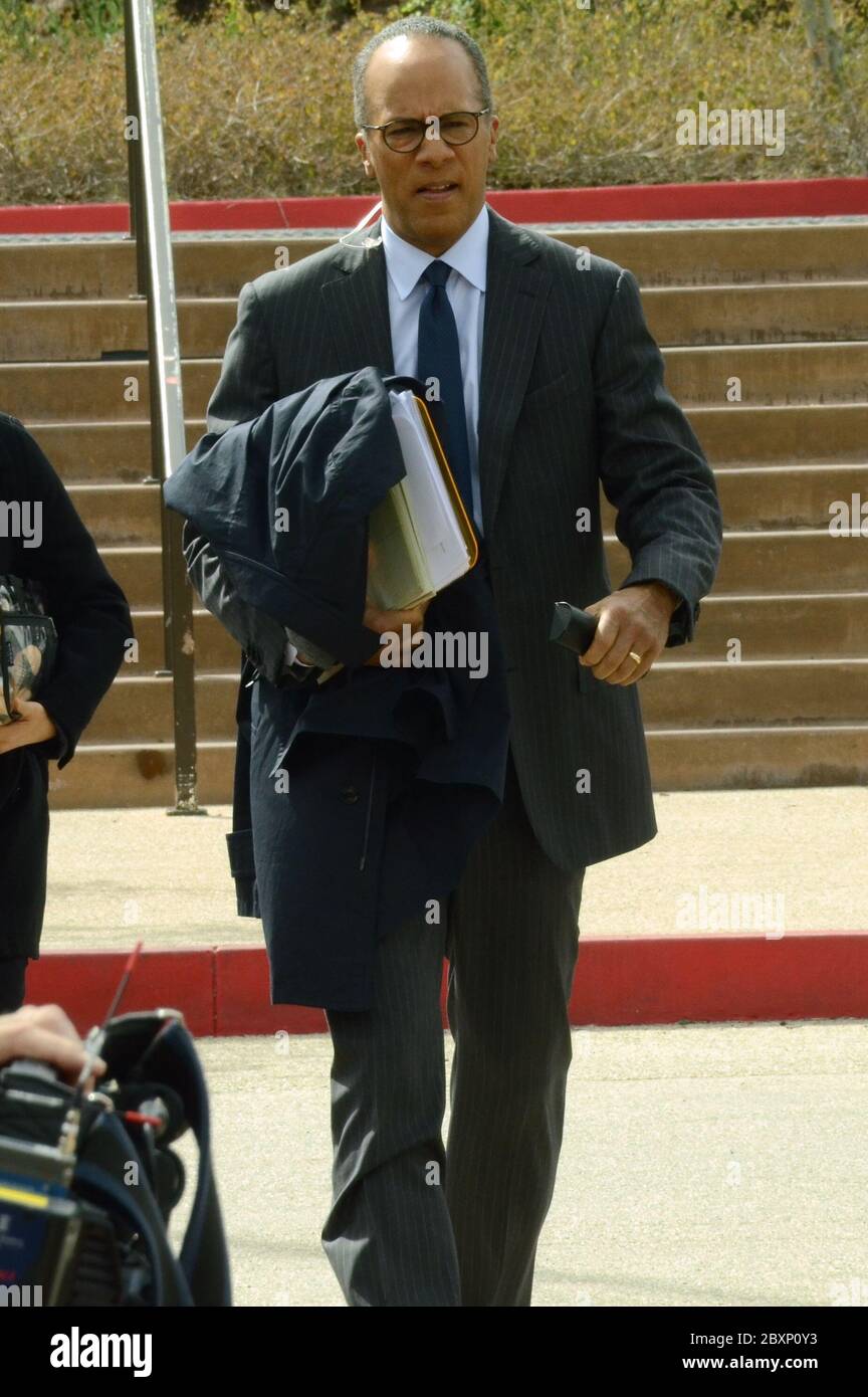 March 11, 2016, Simi Valley, California, USA: Lester Holt attends Nancy ...