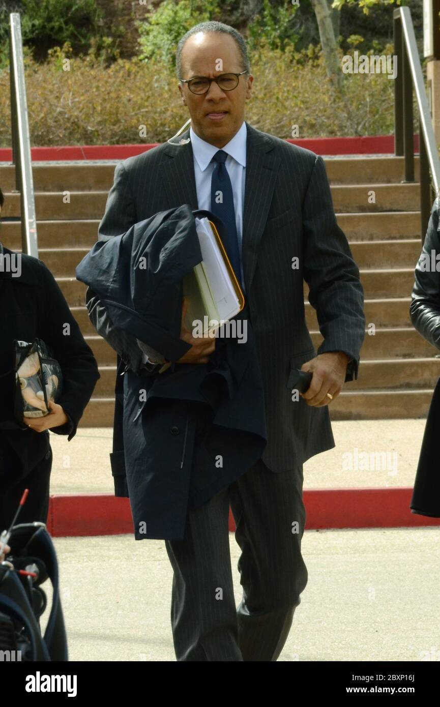 March 11, 2016, Simi Valley, California, USA: Lester Holt attends Nancy ...