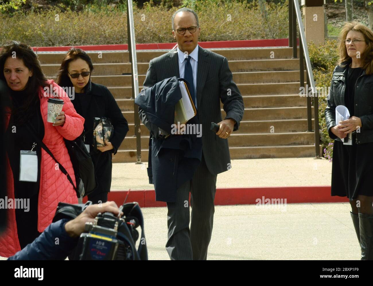 March 11, 2016, Simi Valley, California, USA: Lester Holt attends Nancy ...