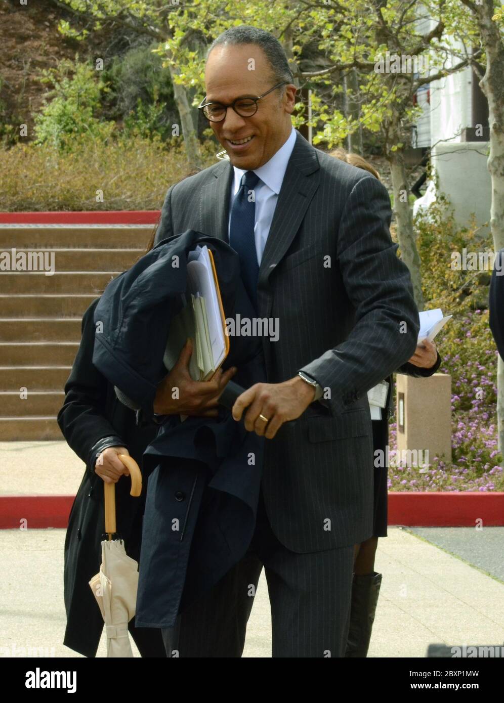 March 11, 2016, Simi Valley, California, USA: Lester Holt attends Nancy ...