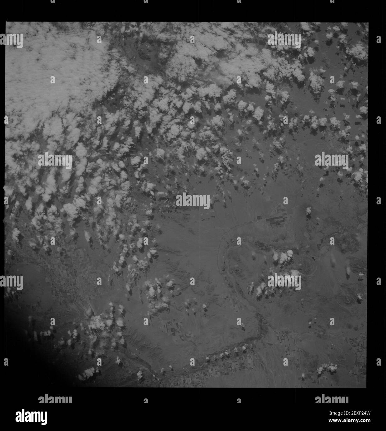 Phoenix arizona satellite image Black and White Stock Photos & Images ...