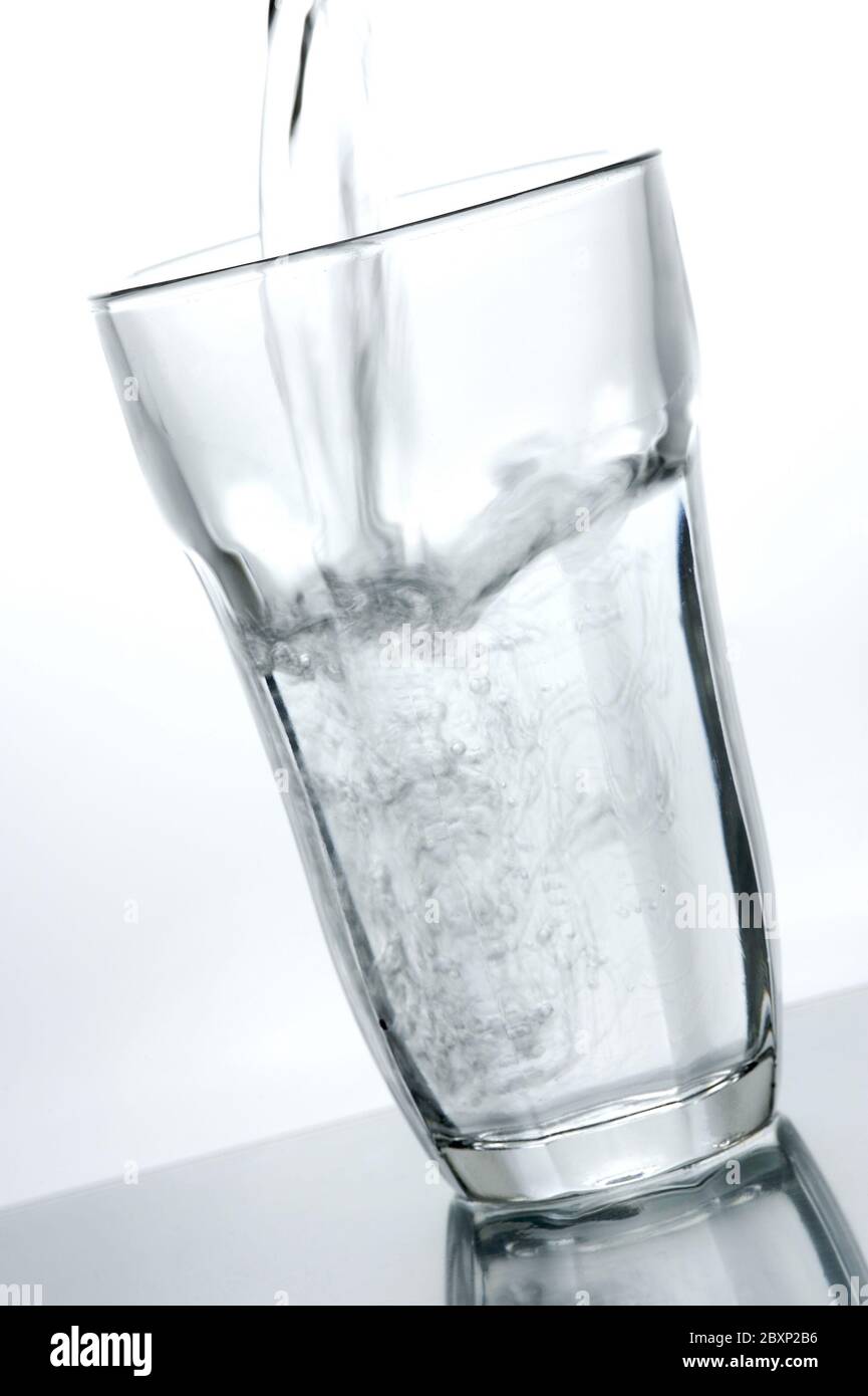 Glasses Of Water Stock Photo - Alamy