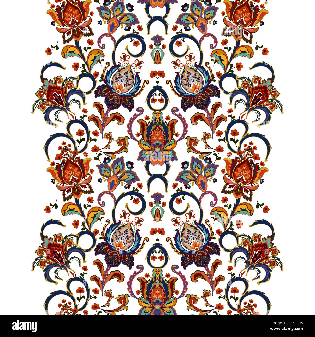 Baroque Floral Vector Pattern