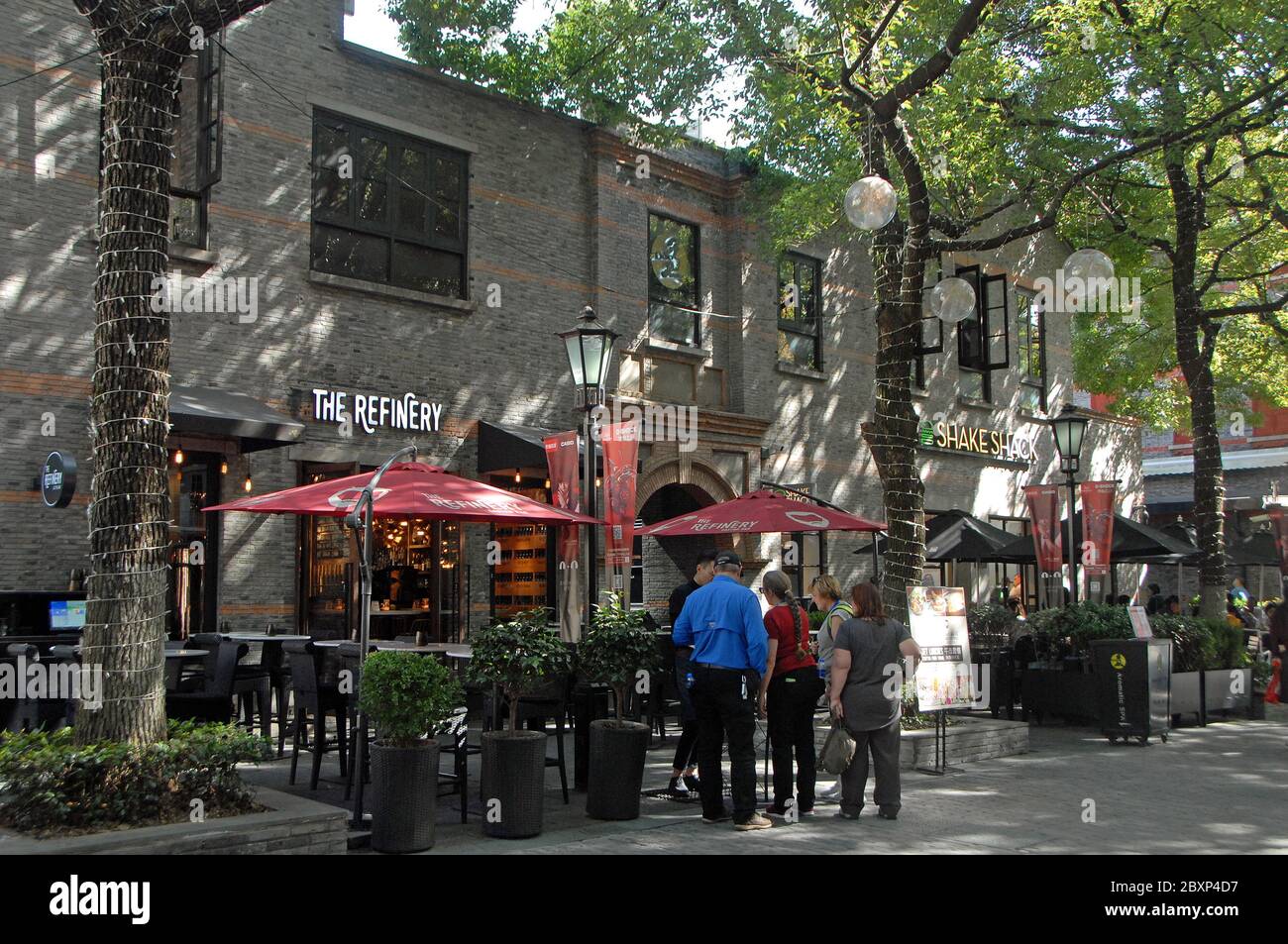 Xintiandi in Shanghai, China. Restaurants in the Xintiandi historical ...