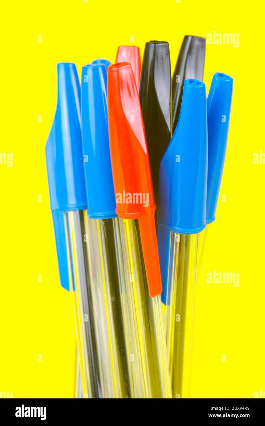 Ball Point Pens Stock Photo - Alamy