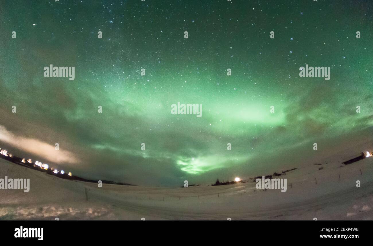 Golden circle iceland aurora hi-res stock photography and images - Alamy