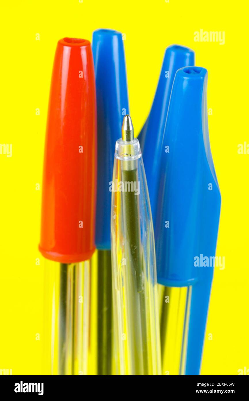 Ball Point Pens Stock Photo - Alamy