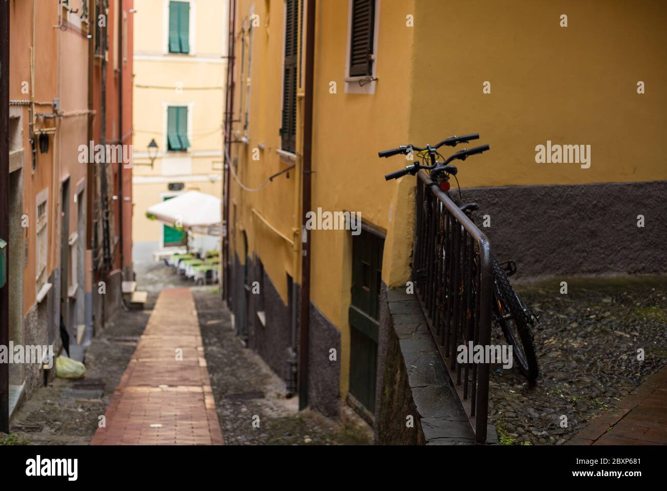 The Italian town of Levanto Stock Photo - Alamy