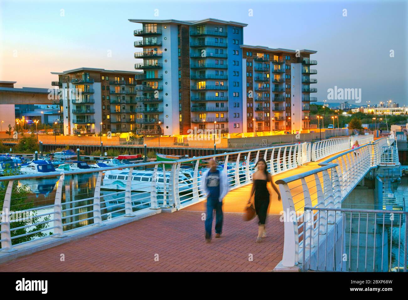 Penarth footbridge hi-res stock photography and images - Alamy