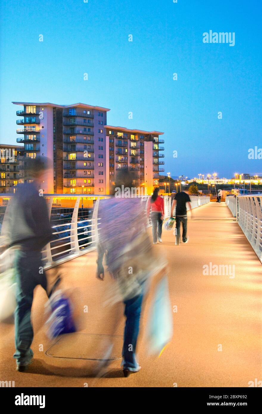 Penarth footbridge hi-res stock photography and images - Alamy