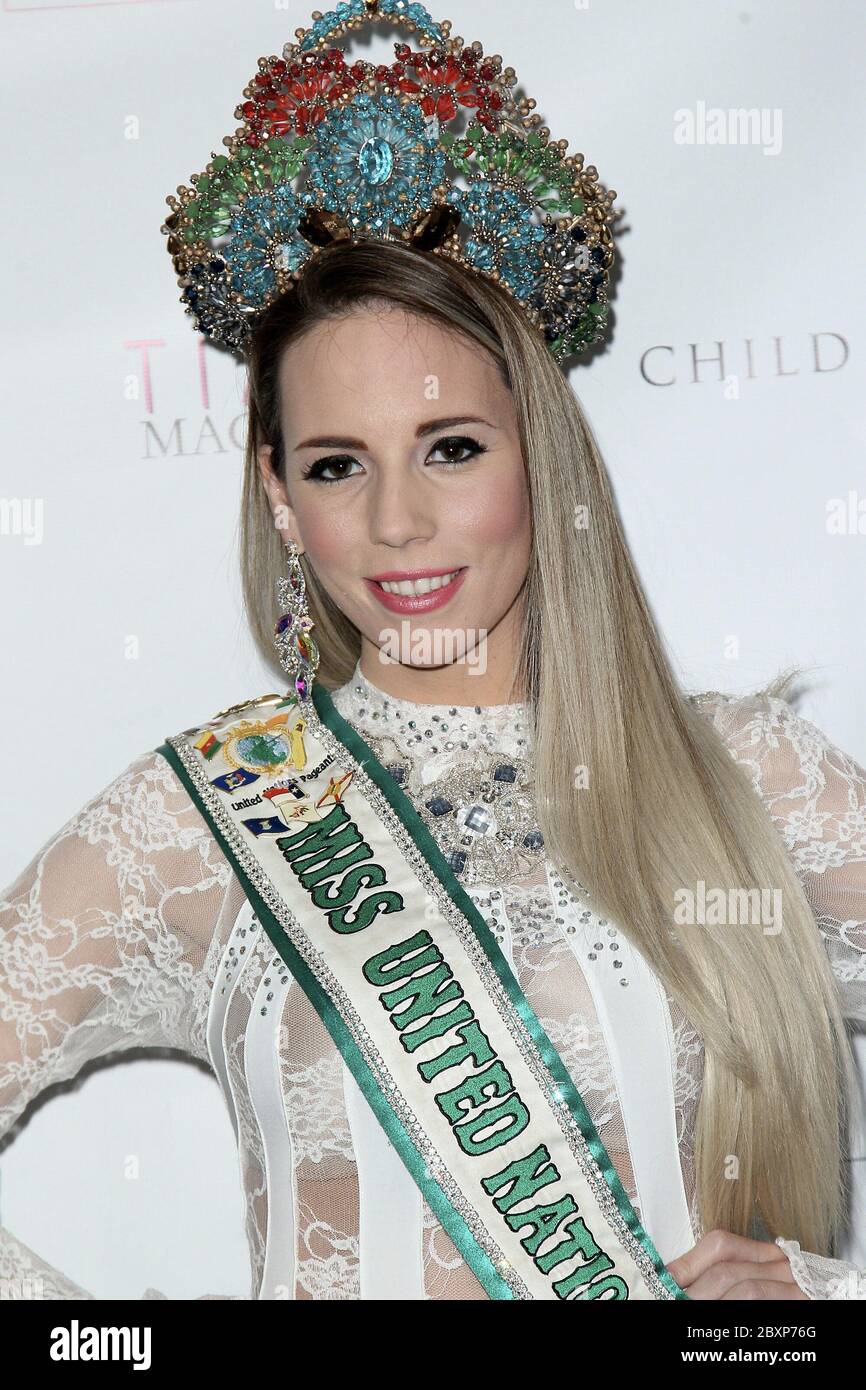 New York, NY, USA. 13 February, 2016. Miss United Nations 2015, Sherrie ...