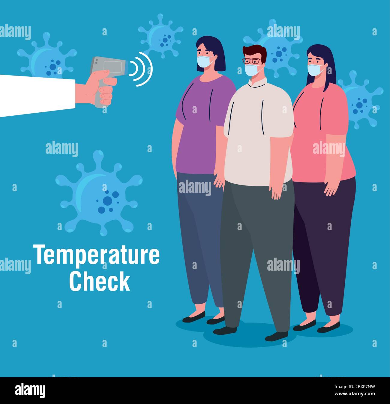 covid 19 coronavirus, hand holding infrared thermometer to measure body ...
