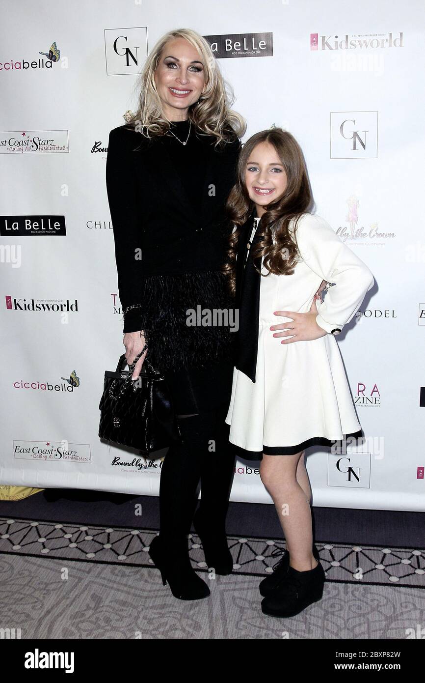 New York, NY, USA. 13 February, 2016. Kim Dipola, Isabella Barrett at ...