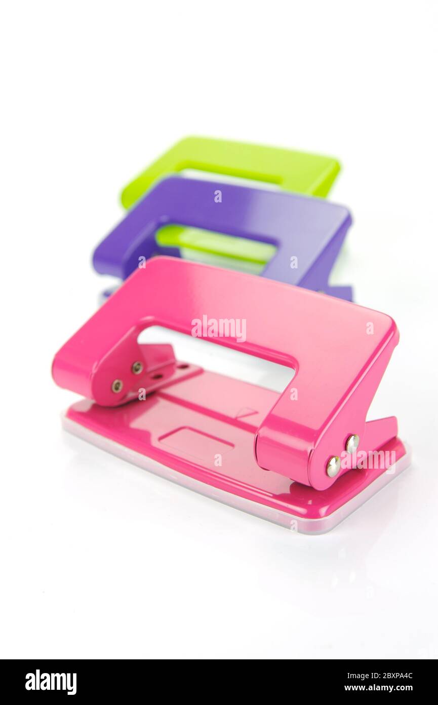 Paper clip hole punch hi-res stock photography and images - Alamy