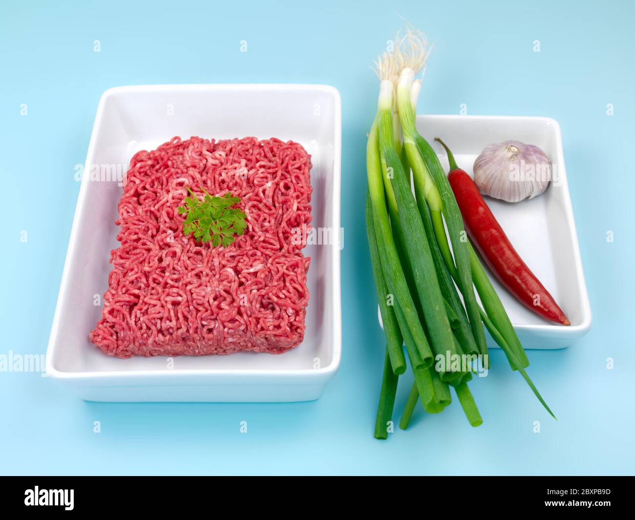 Fresh minced beef Stock Photo - Alamy