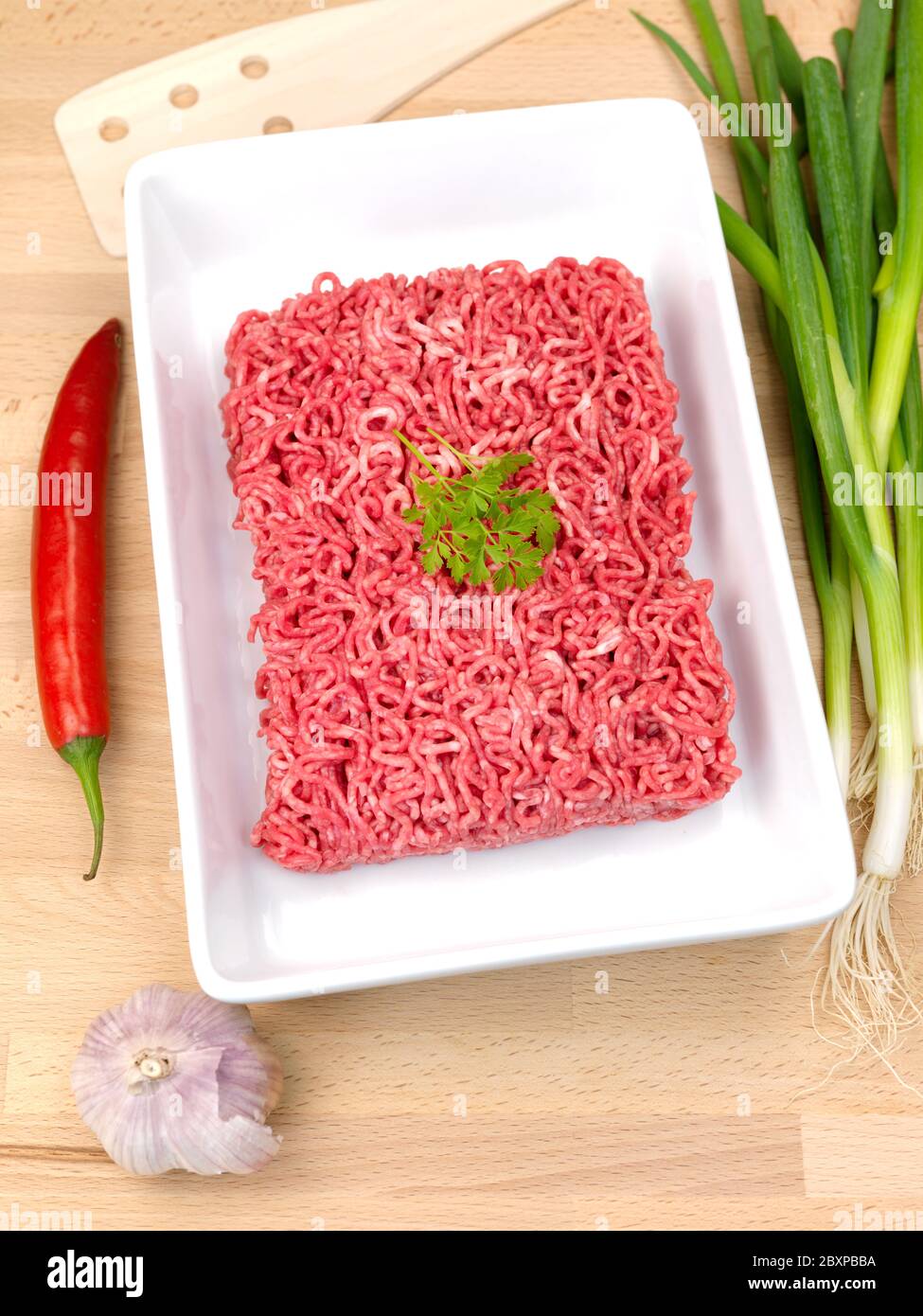 Fresh minced beef Stock Photo - Alamy
